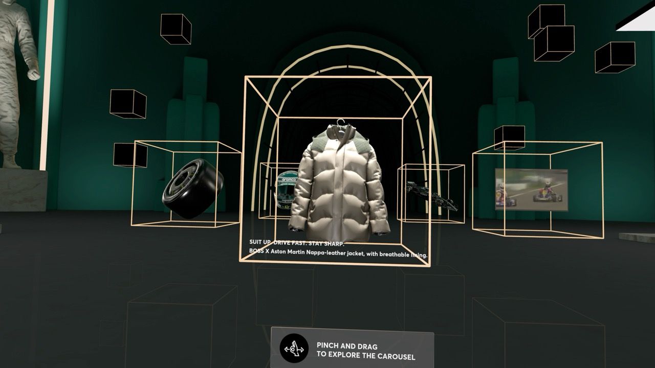 BOSS × Aston Martin: 延续F1的速度与激情Strap In with Vision Pro: BOSS Puts You ...